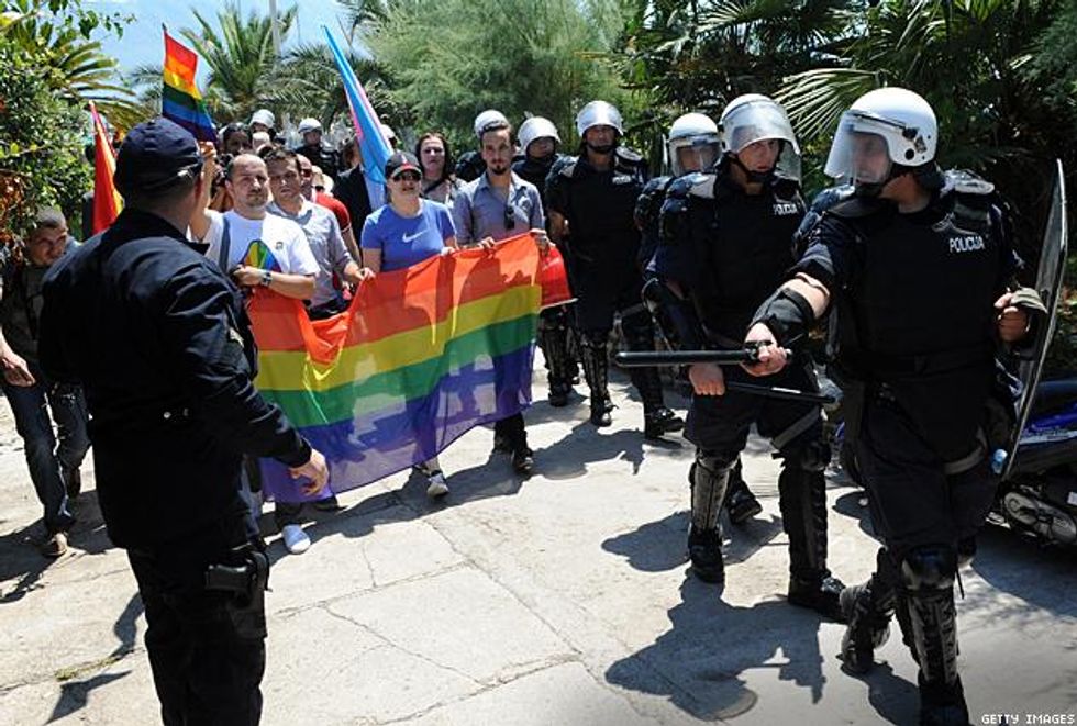 PHOTOS: Montenegro's First Gay Pride Brings Death Threats | Advocate.com