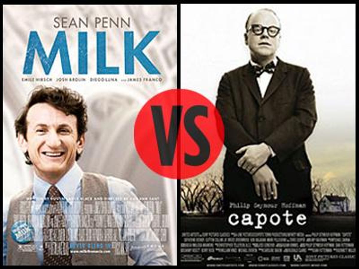Clash of the Classics: 'Milk' vs. 'Capote'