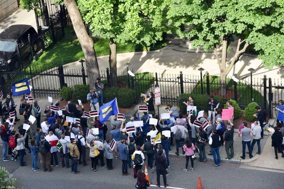 Protesters Demand Moscow Stop Chechen Atrocities