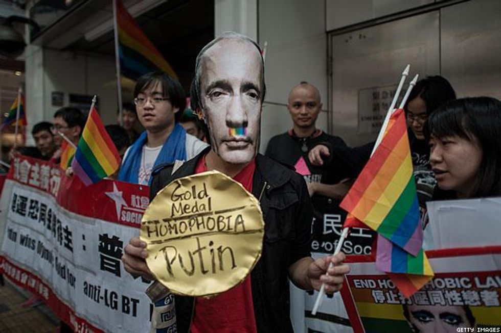 PHOTOS: Global Protest of Russia's Homophobia