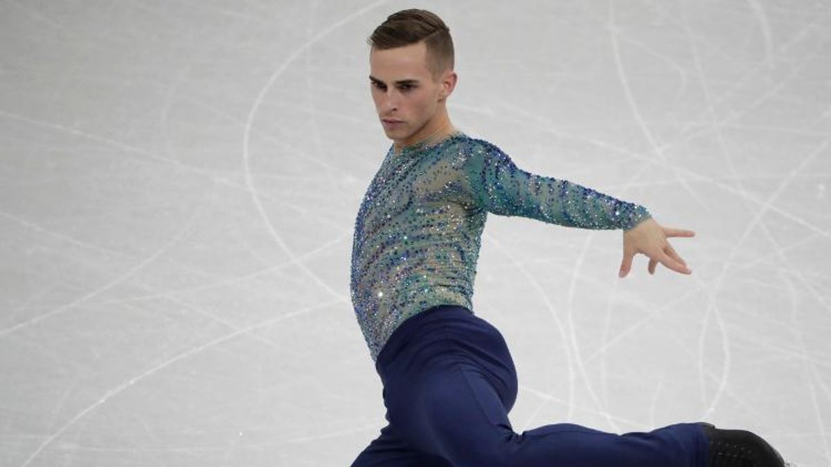 Adam Rippon Closes Olympic Performance With Flawless Flourish