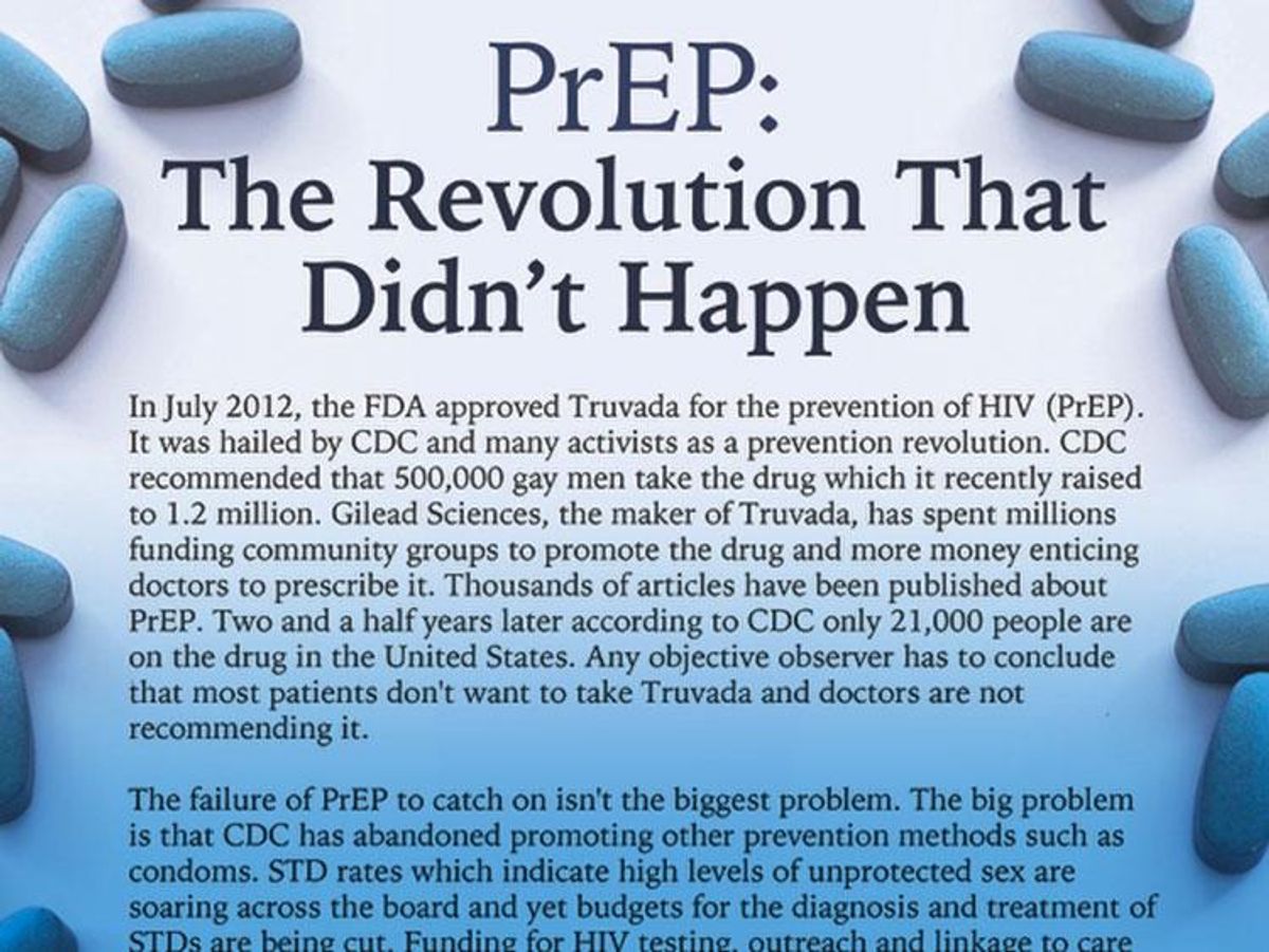 AIDS Healthcare Fdn. Ads Call CDC PrEP Plan a 'Failure'