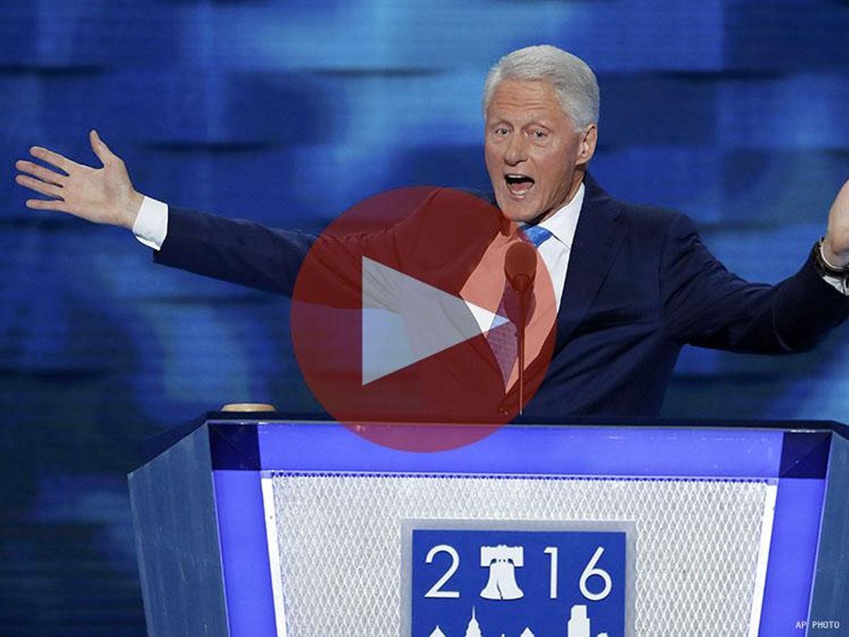 This Was the Night Bill Clinton Made History (video)