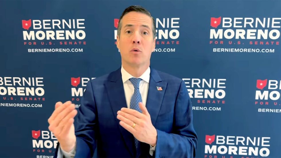 Ohio GOP candidate Bernie Moreno dismisses gay sex ad