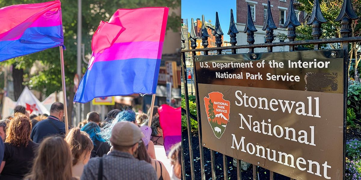 Trump Now Erases Bisexual People From Stonewall Monument Advocate Trump Now Erases Bisexual People From Stonewall Monument Advocate