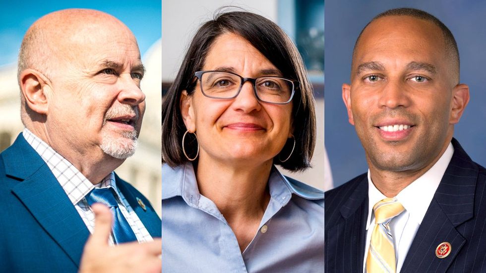 Democratic leadership and out lawmakers celebrate Pride Month