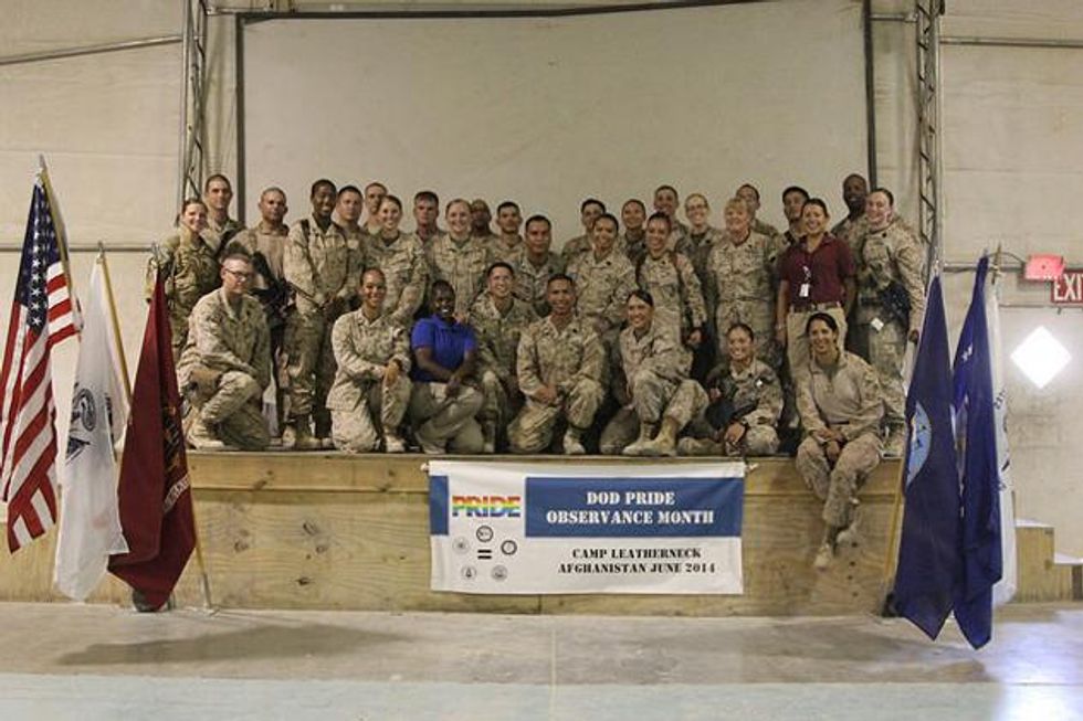 Celebrating LGBT Pride at Camp Leatherneck, Afghanistan