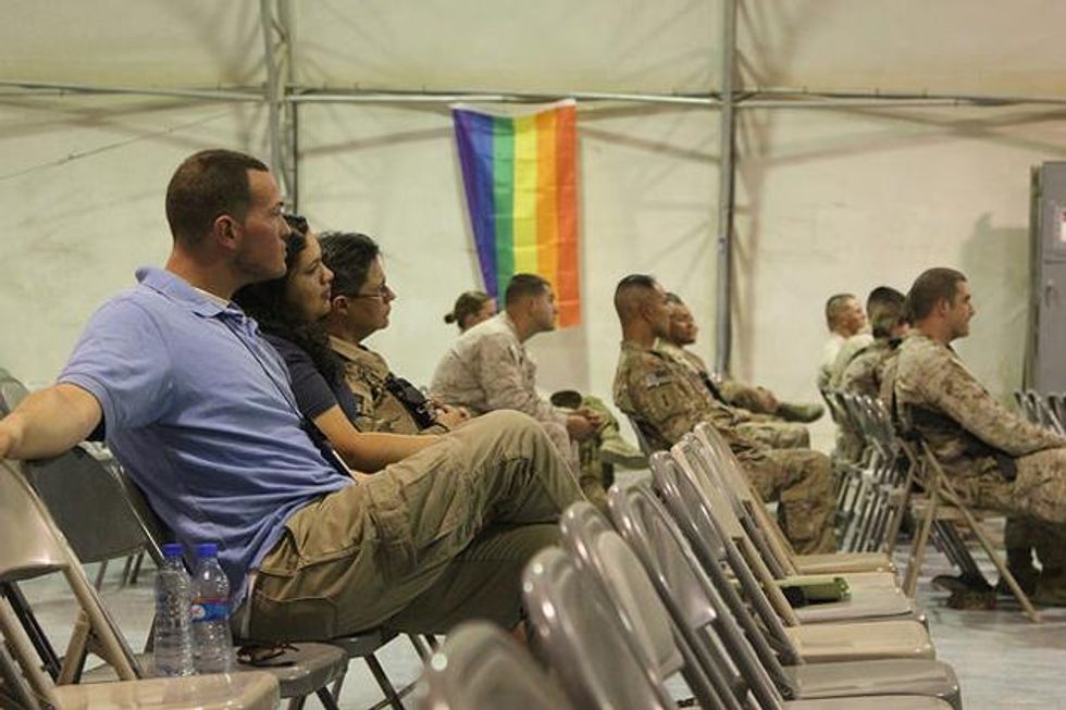 Celebrating LGBT Pride at Camp Leatherneck, Afghanistan