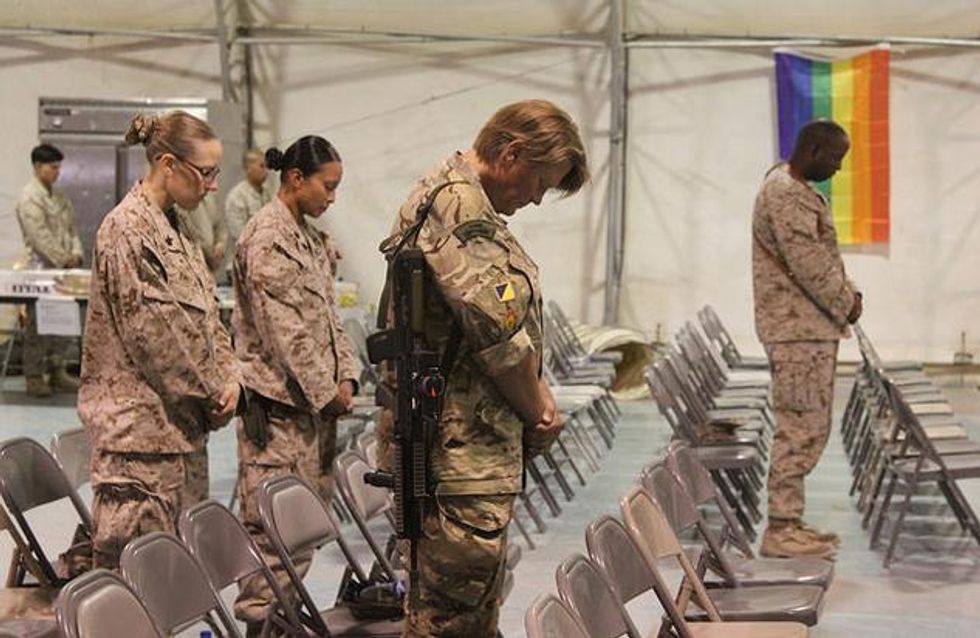 Celebrating LGBT Pride at Camp Leatherneck, Afghanistan