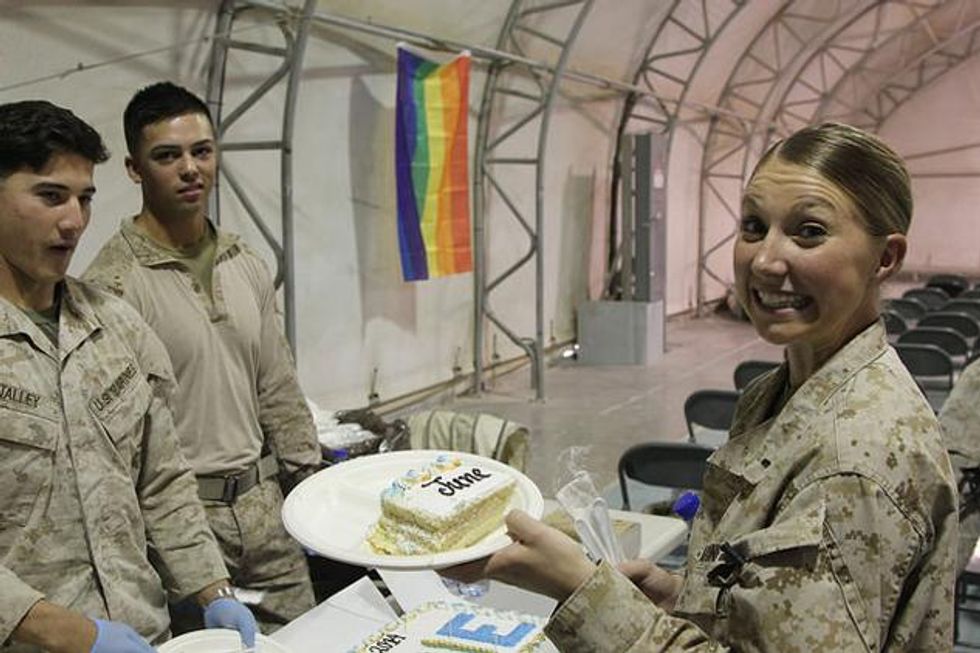 Celebrating LGBT Pride at Camp Leatherneck, Afghanistan