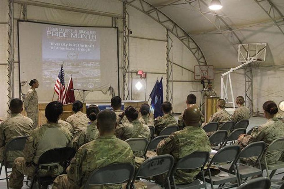 Celebrating LGBT Pride at Camp Leatherneck, Afghanistan