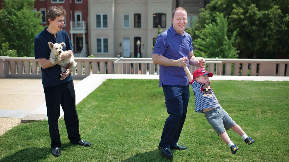 Jared Polis on being a dad, husband — and America's first out gay governor