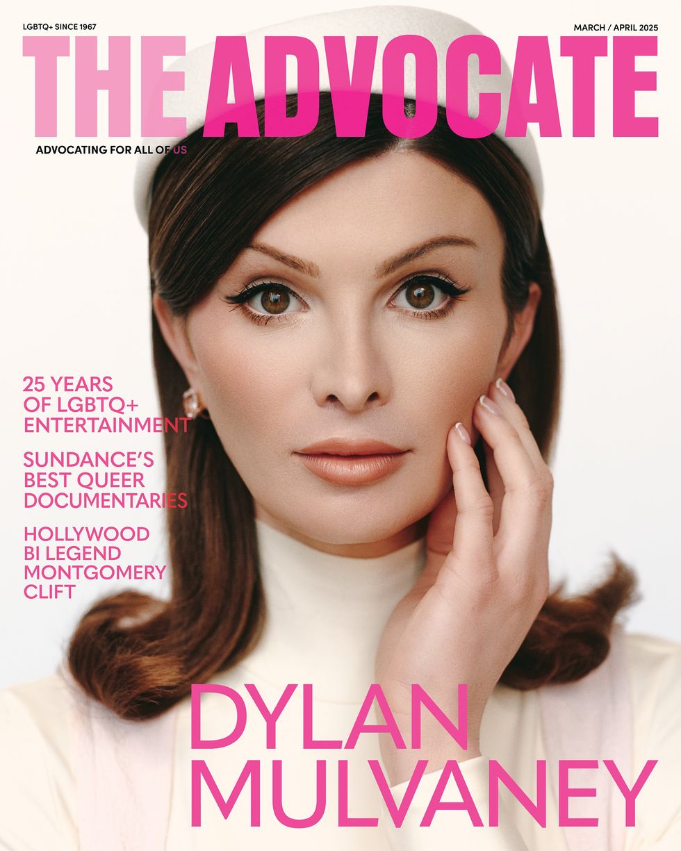 Behind the scenes at Dylan Mulvaney's Advocate cover shoot
