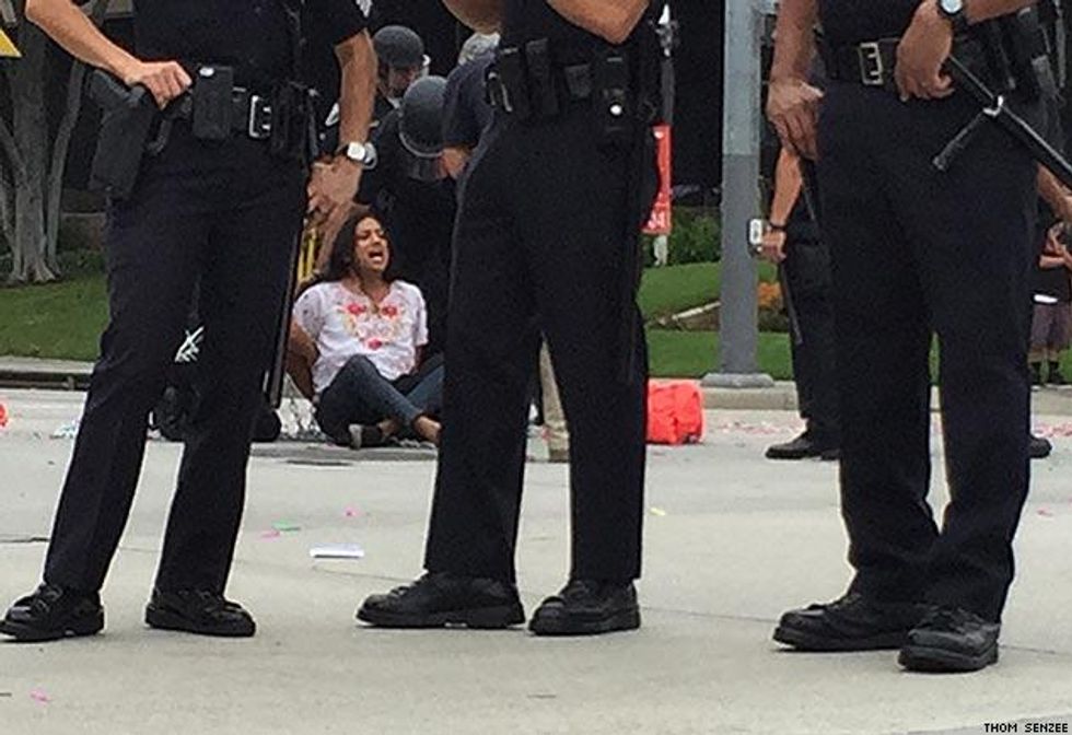 Five Arrested at California Rally to End Trans Immigration Detention