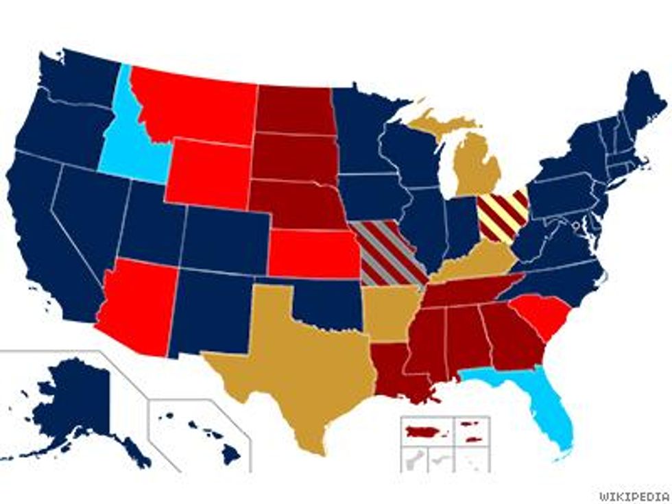 Marriage Equality Map World