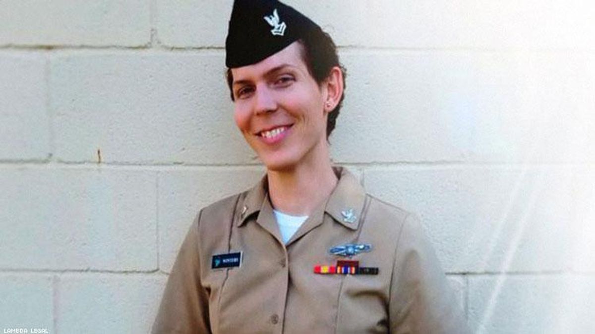 Trans Navy Officer Has a Point to Make at State of the Union