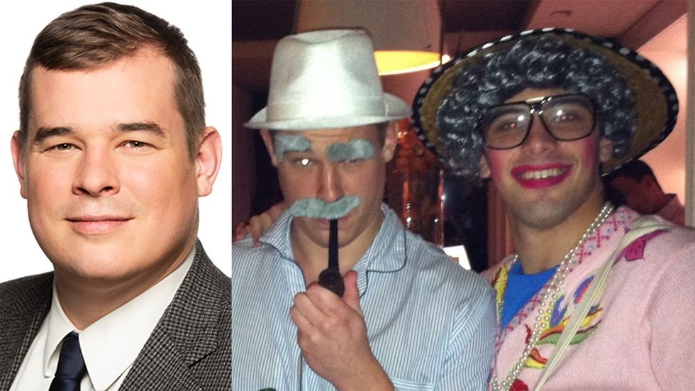 Project 2025 co-author spotted in photo with friend in drag