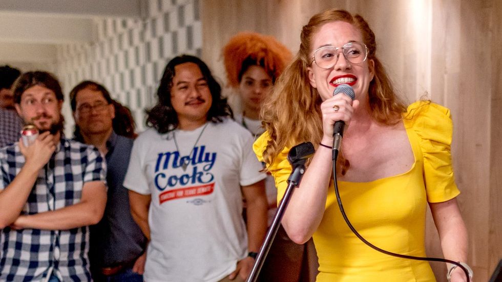 Molly Cook becomes Texas's first out LGBTQ+ state senator