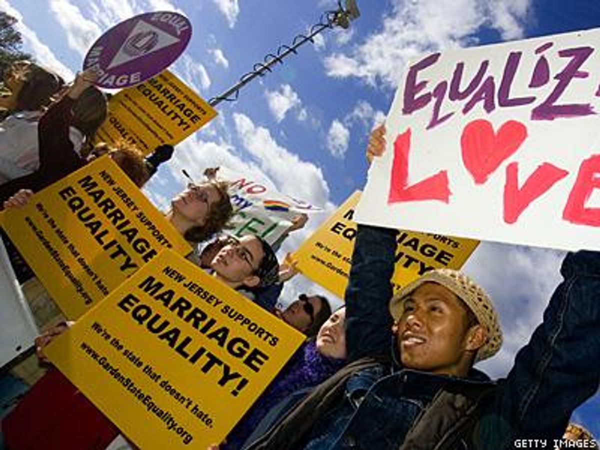 Poll: New Jersey Wants Marriage