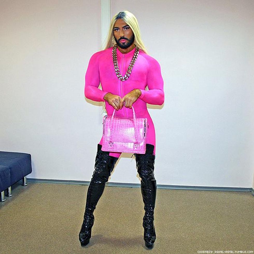 PHOTOS: Beefy Russian Gay Icon Pavel Petel Scared to Be In Moscow