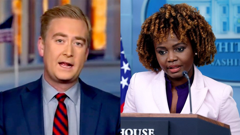 Karine Jean-Pierre counters Fox News’s Peter Doocy on gaffes