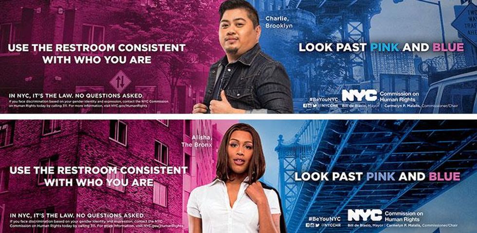 New York City Launches Nation's First Pro-Trans Bathroom Rights Ads