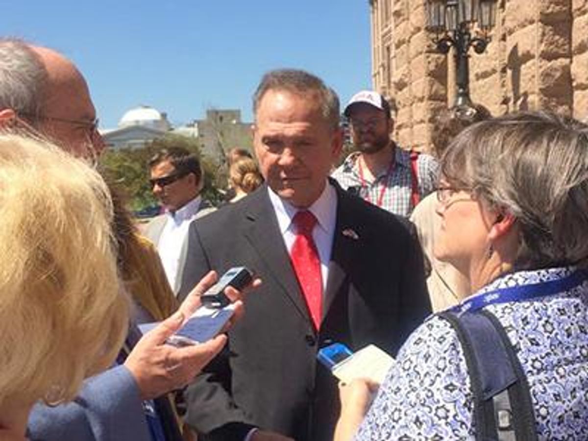 WATCH: Alabama's Roy Moore Takes a Stand Against Equality — in Texas