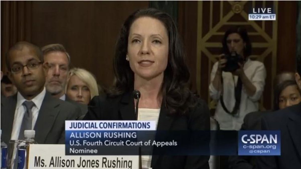 SCOTUS Finalist Allison Jones Rushing Interned for Antigay Hate Group
