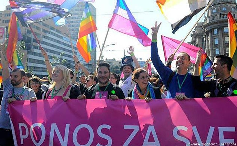 PHOTOS: What Pride Looks Like in a Still-Hesitant Serbia