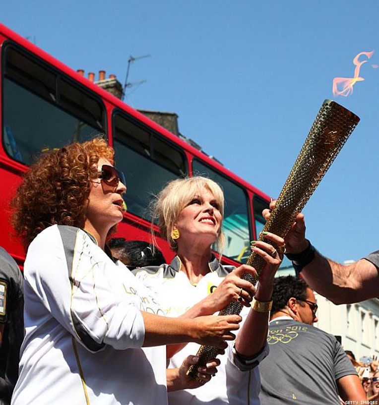 Ab Fab Olympic Torch