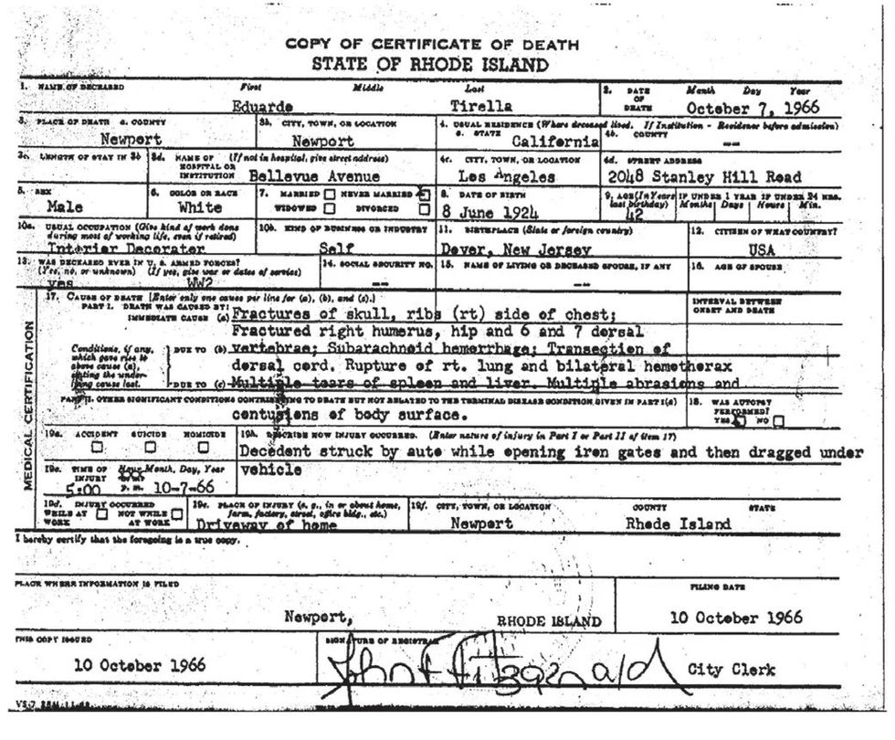 Did heiress Doris Duke get away with killing Eduardo Tirella?