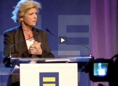 Meredith Baxter Takes Center Stage at HRC Dinner