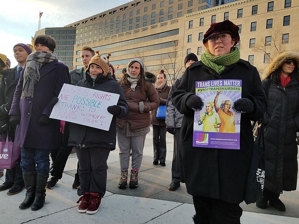 Activists Rally in National Day of Action to End Violence Against Trans ...