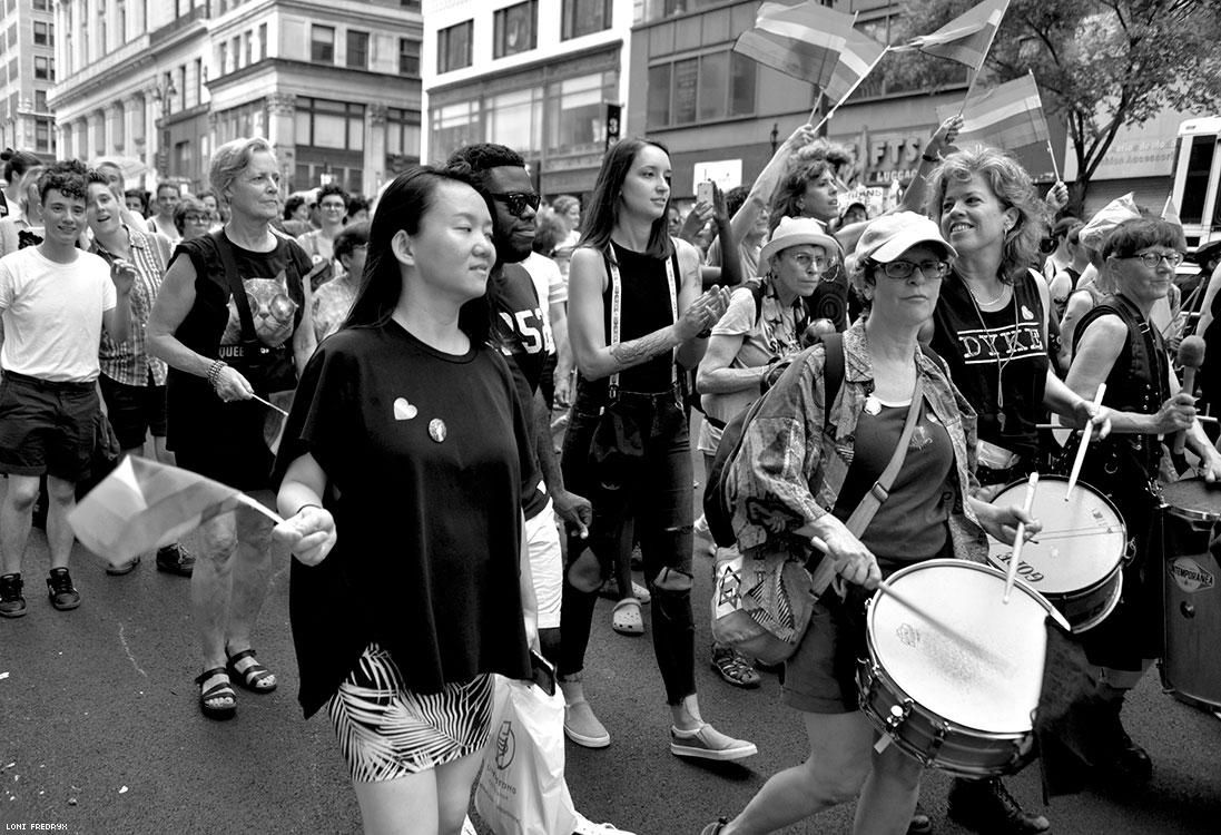 54 Photos of Women Fighting Back at NYC Dyke March