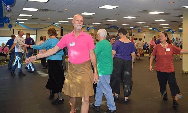 Gay Square Dancers Do-Si-Do to Their Own Beat