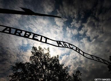 Auschwitz Sign Stolen