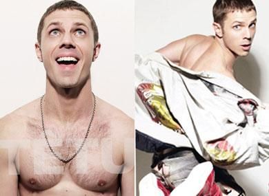 Scissor Sister Jake Shears Strips for Tetu