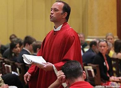 Priest Welcomes All To His Church