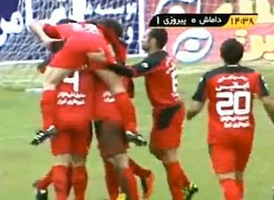 Iranian Soccer Players Face Lashing for Butt Grab