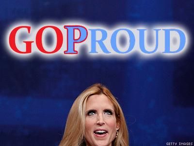 GOProud Cofounder Defends Ann Coulter Tweet on Coming Out Day