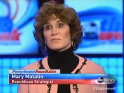 WATCH: What in The World Is Mary Matalin Talking About?
