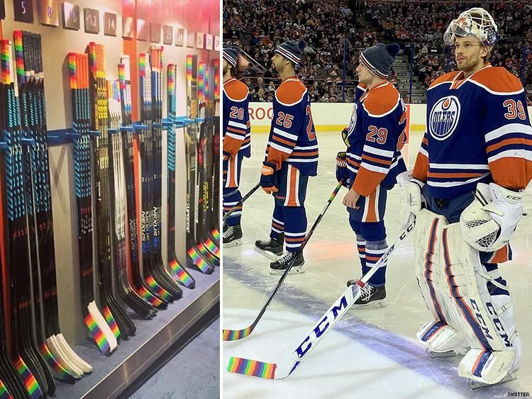 NHL Team Wraps Sticks in Pride Tape for LGBT Inclusion