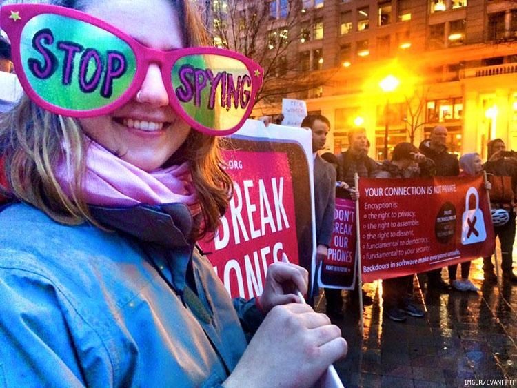 Protesters Support Apple's Fight for Privacy in Nearly 50 Cities and ...