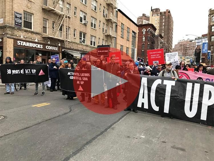 ACT UP Commemorates its 30th Anniversary (Video)