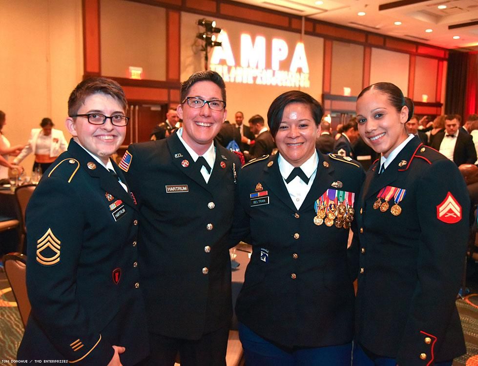 LGBT Stars and Stripes Come Out for Military Gala