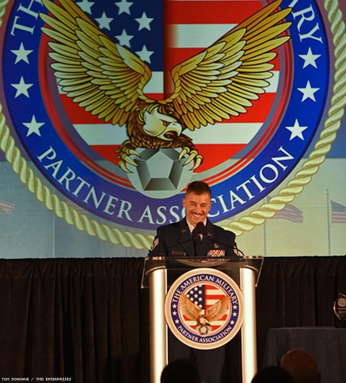 LGBT Stars and Stripes Come Out for Military Gala