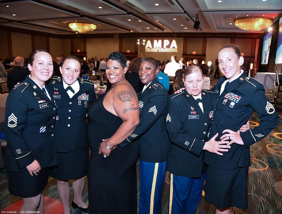 LGBT Stars and Stripes Come Out for Military Gala