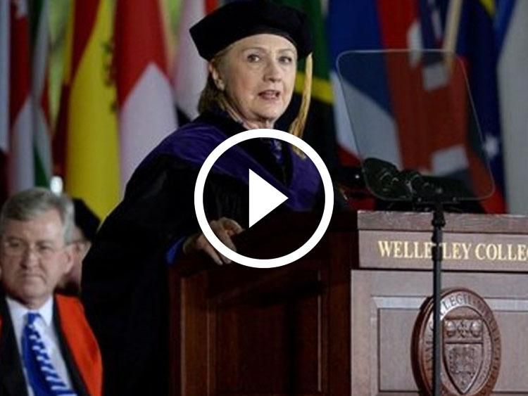 Hillary Clinton to Wellesley Grads: 'Chardonnay Helped a Little Too'