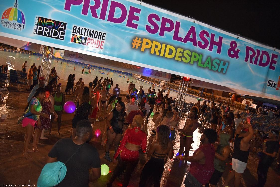 69 Photos of Capital Pride's Annual Pride Splash & Ride