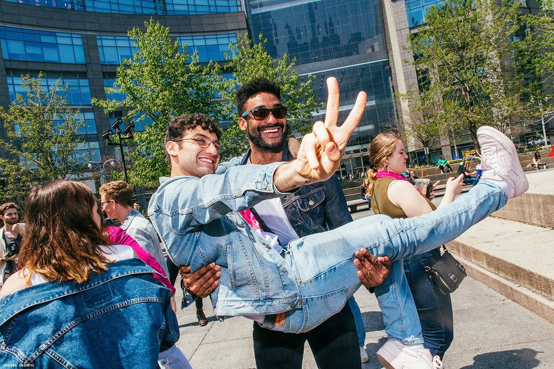 Protest Against Chechnya Crimes Lights Up NYC, Grindr